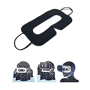 VR Mask 100pcs VR Experience Face Mask Sanitary Cloth Compatible VR Oculus Rift Playstation VR HTC Vive VR Goggle VR Box-Prevent Sweat and Dirt