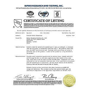 2 Handle 3-Hole Bathroom Sink Faucet FRANSITON Bathroom Faucet with Pop Up Drain and cUPC Faucet Supply Hoses 8 inch Bathroom Faucet, Brushed Nickel Bathroom Faucet