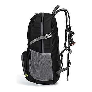 YOTOM Travel Hiking Backpack, 35L Ultralight Packable Travel Camping Hiking Backpack Daypack (Black)