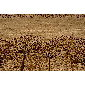 United Weavers of America Affinity Tree Blossom Area Rug - 1ft. 10in. x 3ft., Natural, Machine Made Rug with Twisted Heatset Construction, 1'10" x 3'