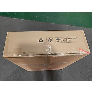 Tribesigns Executive Desk, 63" W Large Computer Desk, Modern Office Desk Conference Table Meeting Room Table, Business Furniture for Home Office, White and Gold