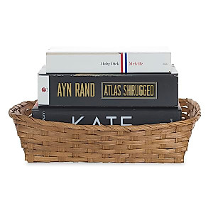 The Lucky Clover Trading Rect Bamboo Utility Basket 12in