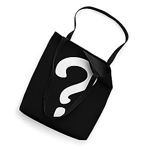 Question Mark ? Couple Guess Who Costume Interrogation Point Tote Bag