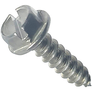 #8 x 5/8 Hex Head Sheet Metal Screws Self Tapping Stainless Steel Qty 100