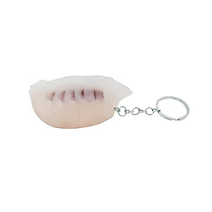 MuHou Large Meat Dumpling Keychain Simulation Dumpling Keys Holder Key Ring Key Organizer Car Pendant Bags Charm
