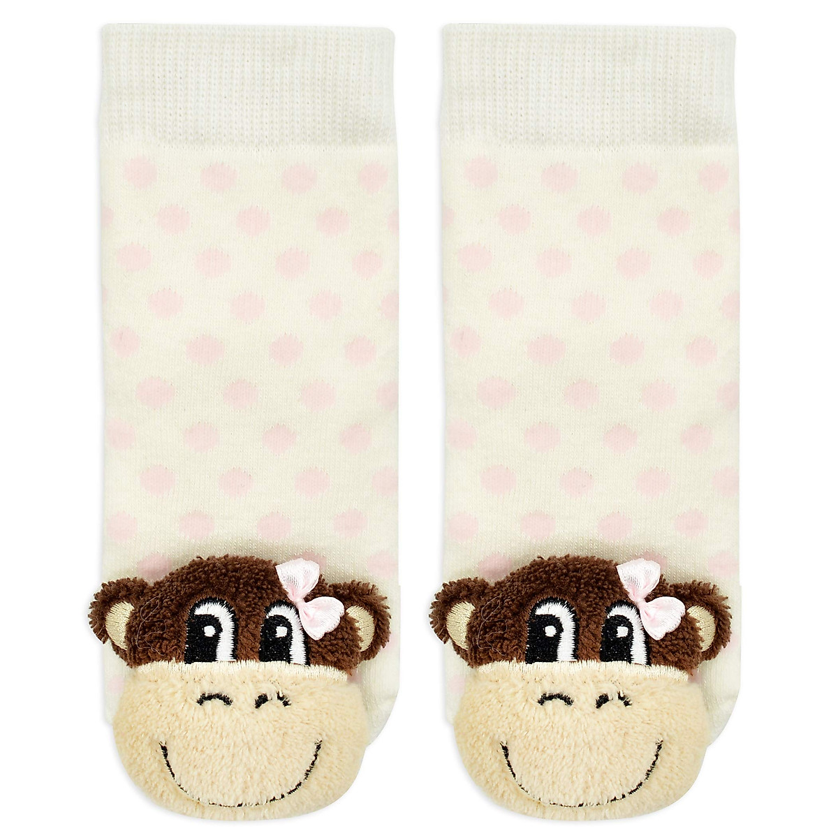 Monkey Girl Boogie Toes Rattle Sock, 1-Pair (0-1Y)