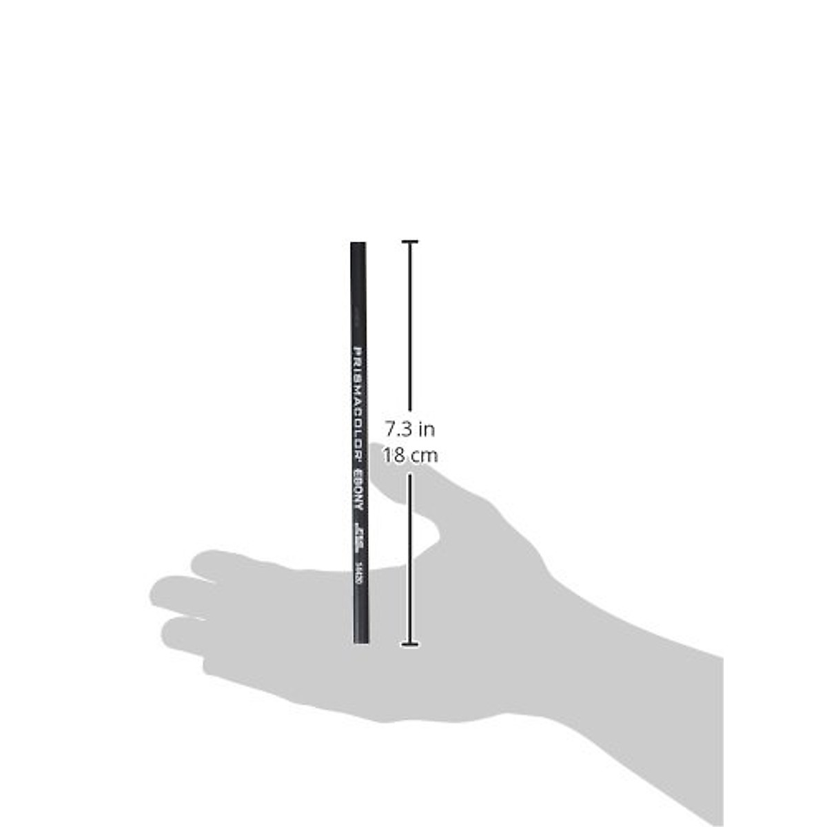 Prismacolor Ebony Graphite Drawing Pencils, Black, 2-Count