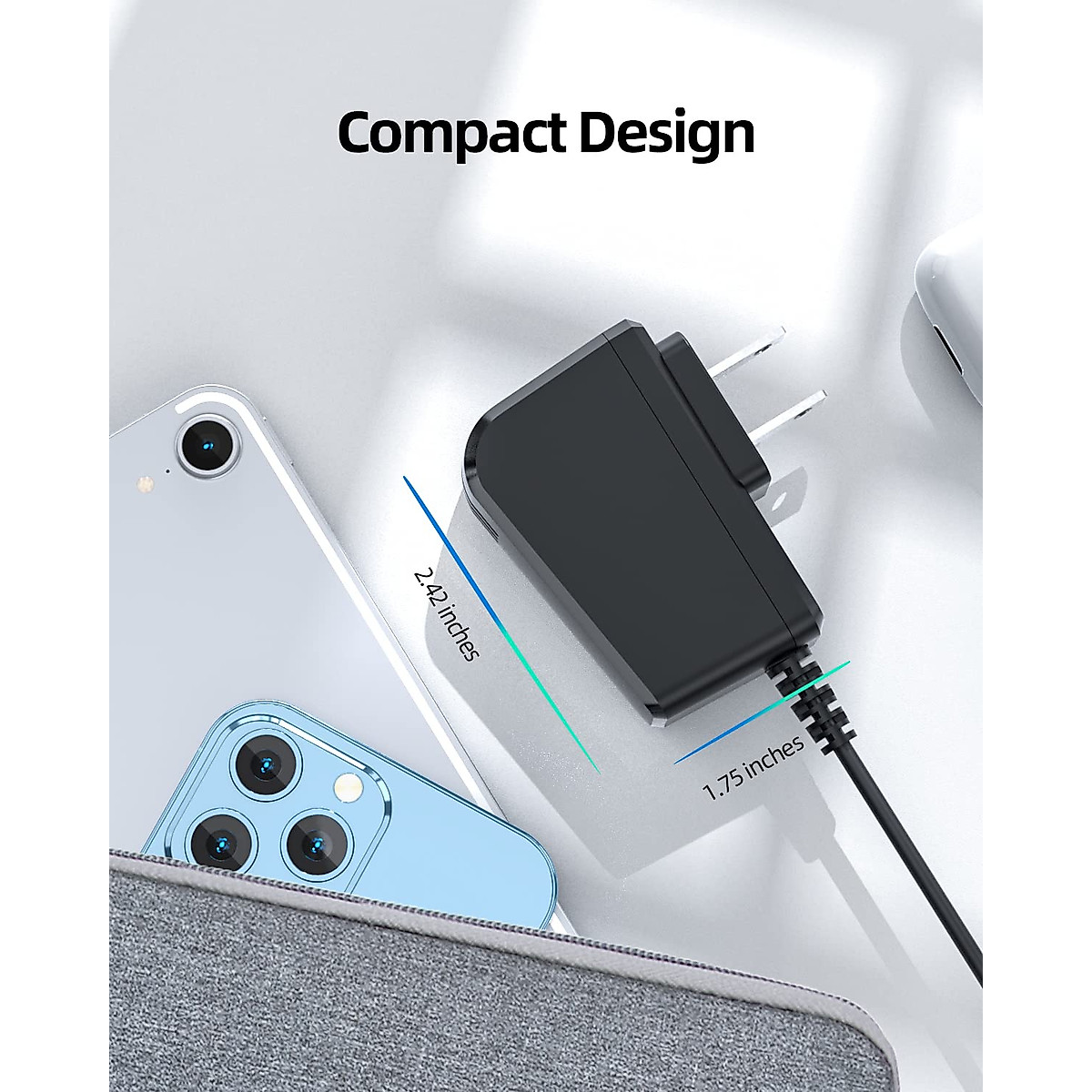 15V Charger Fit for Philips Norelco Oneblade QP6510 QP6520 QP6530 QP6550 Shaver One Blade HQ8505 Power Cord Replacement Supply Adapter