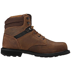 Carhartt Men's Traditional Welt 6" Steel Toe Work Boot Construction, Crazy Horse Brown Oil Tanned, 11