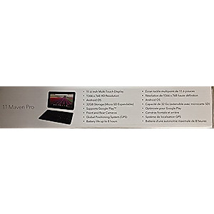 RCA Maven Pro11.6-inch 32GB Tablet with Detachable Keyboard, Black (Quad Core 32GB,1GB RAM, HDMI, Bluetooth, WiFi, Android 6.0 M