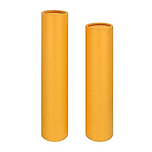 EXCEART Documents Storage Tubes Document Poster Tube Paper Storage Tube for Blueprints Prints Posters Targets Artworks and Drawings Yellow Drafting Tube