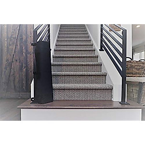 The Stair Barrier Banister to Banister No Drill Baby Gate for Stairs - Fabric Excellence Easy Setup Maximum Security with Portable Pet Gate for Stairs - Climb-Proof Neat and Tidy Fabric Baby Gate