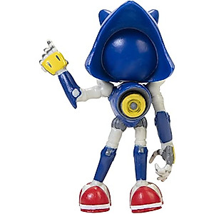 Sonic The Hedgehog Action Figure 2.5 Inch Metal Sonic Collectible Toy , Blue, 3 years