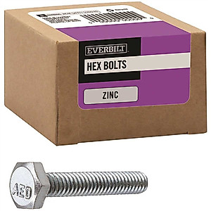 3/8 in. x 1-1/2 in. Zinc Hex Bolt (25-Pack)