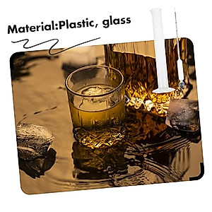 SECFOU 1 Set Wine Making Kit Household Hydrometer Convenient Hydrometer Reusable Measuring Tube Alcoholmeter Tester Kit Compact Measuring Tube Moonshine Professional Measuring Tube Glass