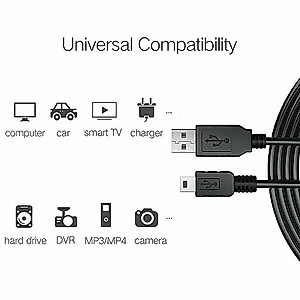 Musstad USB Data/Charging Cable Cord Lead for Visioneer Mobility 85-0293-000 084-7983-0 Cordless Scanner