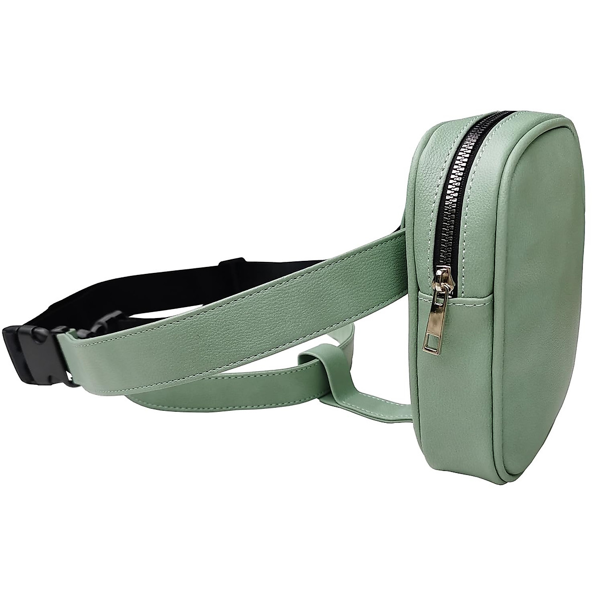 Larswon Leg Bag Leg Harness Bag Synthetic Leather Thigh Bag Hip Bag Fanny Pack Thigh Harness Women Light Green