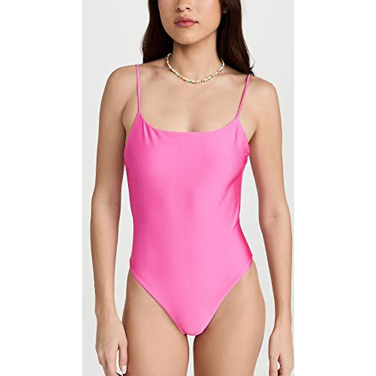 JADE Swim Women's Trophy One Piece, Azalea Sheen, Pink, S