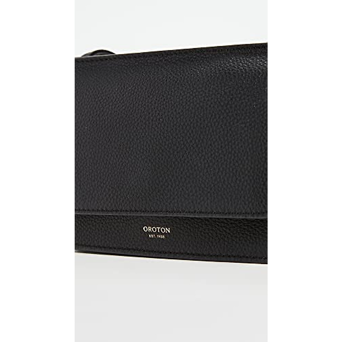 Oroton Women's Margot Mini Crossbody Bag, Black, One Size