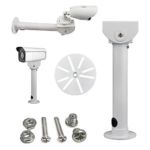compcctv CCTV Security Camera Mount Bracket, Adjustable Universal Camera Wall Mounting Bracket for CCTV Security Camera/I Mount/Dome Camera/IP Camera/11.8in