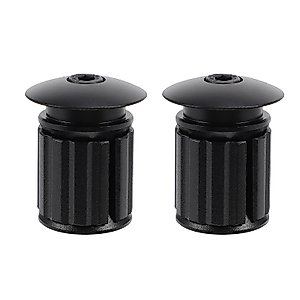 BESPORTBLE 2pcs Bicycle Handlebar Road Bike End Plugs Handle Bar Grip Plugs Handlebar Locking Caps Alloy Plug Expanding Adjustable Locking Plugs Handlebar Lock Plug Bike Repair Props