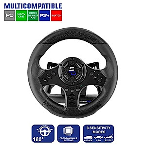 Superdrive SV450 racing steering wheel with Pedals and Shifters Xbox Serie X / S, Switch, PS4, Xbox One, PS3, PC (programmable for all games)