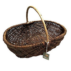 Nutley's Rustic Large Willow Vegetable Trug Basket