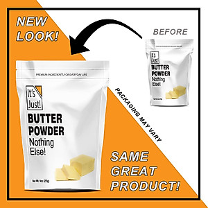 It's Just - GrassFed Butter Powder, Made from Real Butter, Made in USA, 9oz