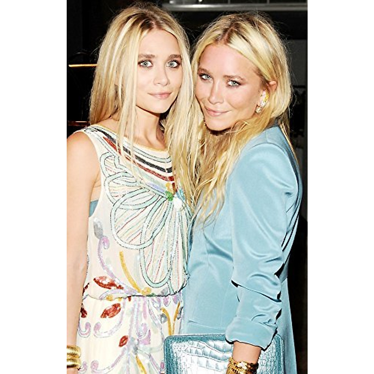 JANIS BY JANIS SAVITT Triple Cobra Bracelet - High Polished Yellow Gold, Rose Gold, and Rhodium 3/8" Wide Flexible Stretch Twist Bands MADE IN USA