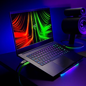 Razer Blade 14 Gaming Laptop: AMD Ryzen 9 5900HX 8 Core, NVIDIA GeForce RTX 3070, 14" QHD 165Hz, 16GB RAM, 1TB SSD - CNC Aluminum - Chroma RGB - THX Spatial Audio - Vapor Chamber Cooling