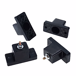 Patioer Air Conditioner Shock Pad 8 Pack, Rubber Vibration Isolator Anti-Vibration Air Conditioner Mounting Bracket Shock-Proof Pads