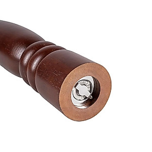 Soro Essentials- 18” Wooden Pepper Grinder- Pepper Mill or Salt Mill Best Pepper or Salt Grinder with an Adjustable Rotor and Easily Refillable Spice Tool Grinder Pepper Grinder for your kitchen