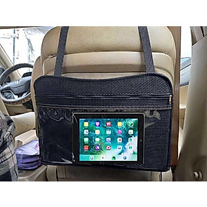 Coolmum Kids Travel Tray, Toddler Car Seat Tray, Double Sided Activity Organizer, Snack Lap Tray, Baby Stroller Tray, Airplane Play Table, Waterproof and Foldable (Premium Blue)