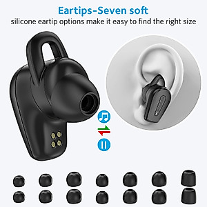 eppla CuteMeet 600 Hybrid Active Noise Cancelling Wireless Bluetooth 5.2 in-Ear Earbuds, 6-Mic Headset AptX-Adaptive Earphones