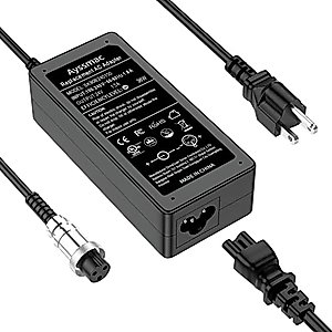Yenyoh 24V 1.5A Scooter Battery Charger for Razor MX350 MX400 Dirt Rocket E100 E125 E150 E175 E200 E200S E225 E275 E300 E300S E325 E500S Rider 360 PR200 Pocket Rocket RSF350 Sport Bike Mini Chopper