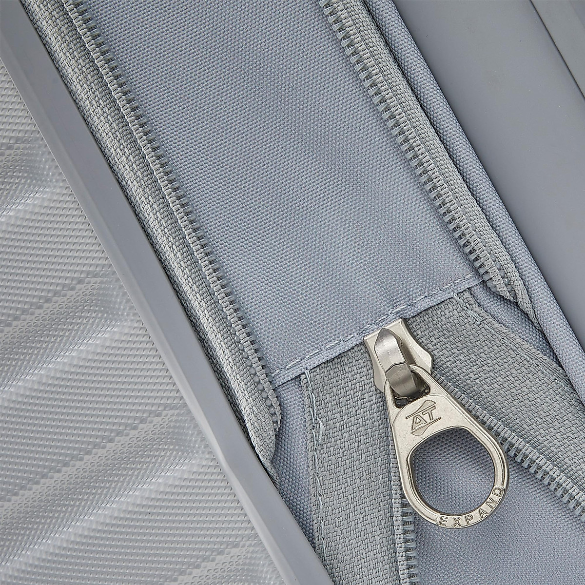 American Tourister Color Spin 2 Piece Carry-On Luggage Suitcases with Wheels, Adjustable Handle, and Elastic Cross Straps, Silver