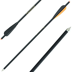HANDBAIGE 12Pcs Crossbow Bolt 18/20/22inch Archery Outdoor Hunting Carbon Crossbow Arrows with 4" Vanes and Replaced Arrowhead/Tip (22 Inch)