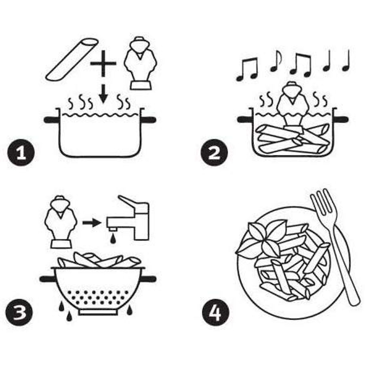 Al Dente - The Singing Floating Pasta Timer: Will Sing Different Tunes when Pasta is Ready at 3, 7, 9, and 11 Minutes, to be Boiled with any Pasta in the Pot, Floats in Cold & Hot Boiling Water