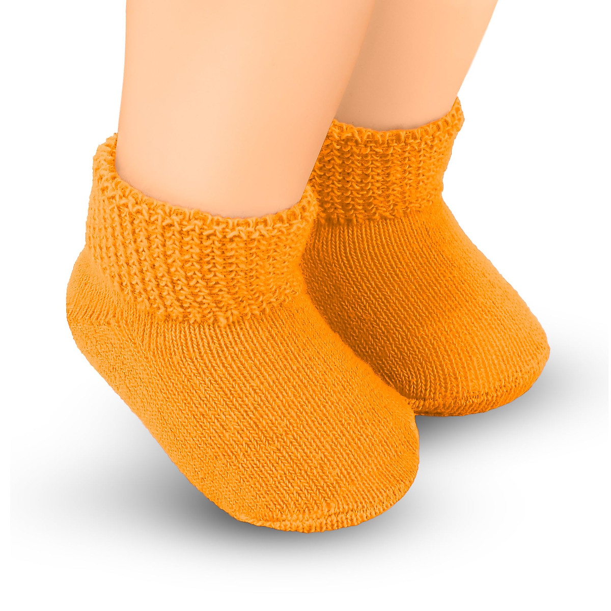 University of Tennessee Power T Newborn Baby Bootie Sock, Tennessee Orange, Newborn