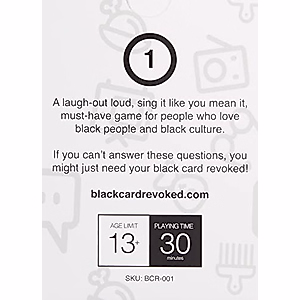 Black Card Revoked: Original Flavor - Celebrate Black Culture with America’s 1st Black Culture Trivia Game | The Original Black Culture Game | Perfect for Every Cookout, Game Night & Holiday