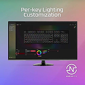 HyperX Alloy Origins - Mechanical Gaming Keyboard - Software-Controlled Light & Macro Customization - Compact Form Factor - Linear Switch Red - RGB LED Backlit (Renewed)
