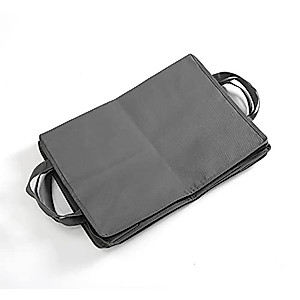 ABO Gear G01 Bins Bags Closet Organizers Sweater Clothes Storage Containers, 3pc Pack, Gray, 3 Count