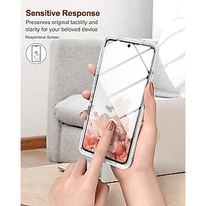 SURITCH for Galaxy S20 Plus Case, [Built-in Screen Protector] Marble Full-Body Protection Shockproof Rugged Bumper Protective Case for Samsung Galaxy S20 Plus 5G 6.7 Inch (Gold Marble)