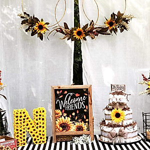 KINWELL 100pcs Mini Artificial Silk Yellow Sunflower Heads 1.8" Fabric Floral for Home Decoration Wedding Decor, Bride Holding Flowers,Garden Craft Art Decor