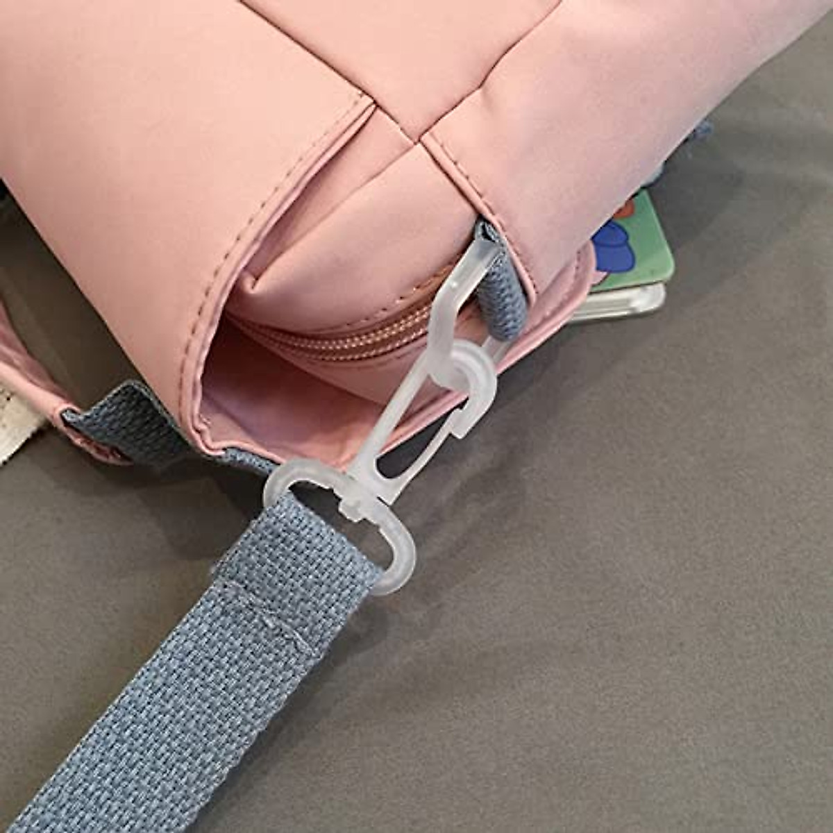 Kawaii Shoulder Backpack Korean Students Totes Schoolbag with Pins Crossbody Bag