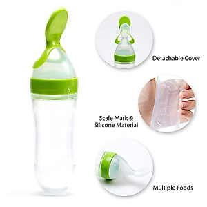 Baby Fruit Feeder Pacifier - 3 Pack | 2 Frozen Fruit Teething Pacifier & 1 Baby Food Spoon Feeder | Baby Silicone Feeder Pacifier | Teething Feeder, Baby Food Feeder Fruit Pacifier (Colorful)