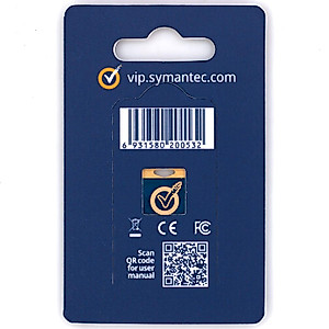 Symantec VIP Hardware Authenticator - K10S - Two Factor Authentication Security Key - Fits USB-A - FIDO U2F Certified