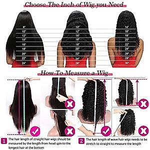 Feibin Headband Wig Human Hair Wigs for Black Women Human Hair Headband Wig Body Wave 14 Inch Wear and Go Wigs Glueless Human Hair Wig Machine Made None Lace Front Wig Natural Black Color 150% Density