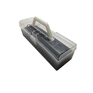 TECH STORE ON Flash USB Thumb Drive Holder Storage Organizer Case | Antistatic and Shockproof (plastic, medium, holds 24 USB slots)