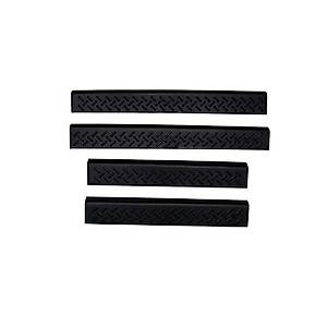 Auto Ventshade [AVS] Stepshield | Black, 4 pc | 91021 | Fits 2005 - 2015 Toyota Tacoma Access Cab